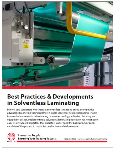 Best Practices & Developments in Solventless Laminating - Corona ...